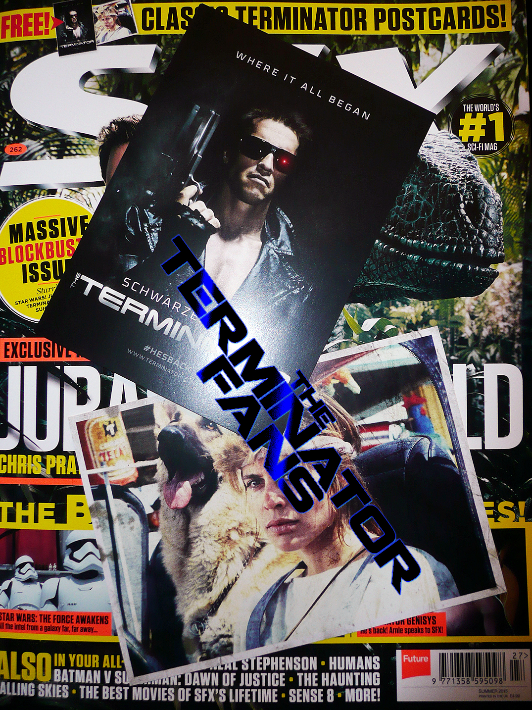 Classic The Terminator Postcards FREE with SFX Magazine ...