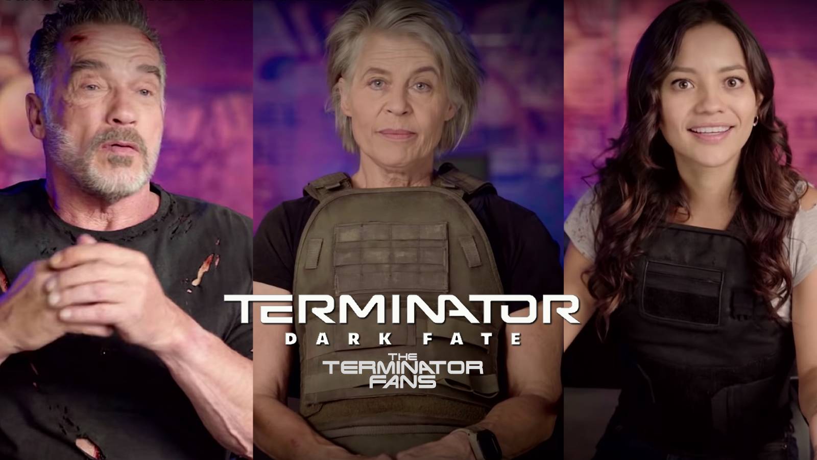 BEHIND THE SCENES LOOK AT TERMINATOR: DARK FATE IN A NEW FEATURETTE ...