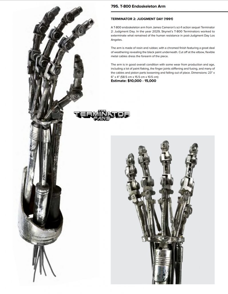 Prop Store: Iconic Terminator Items Go Up For Auction ...
