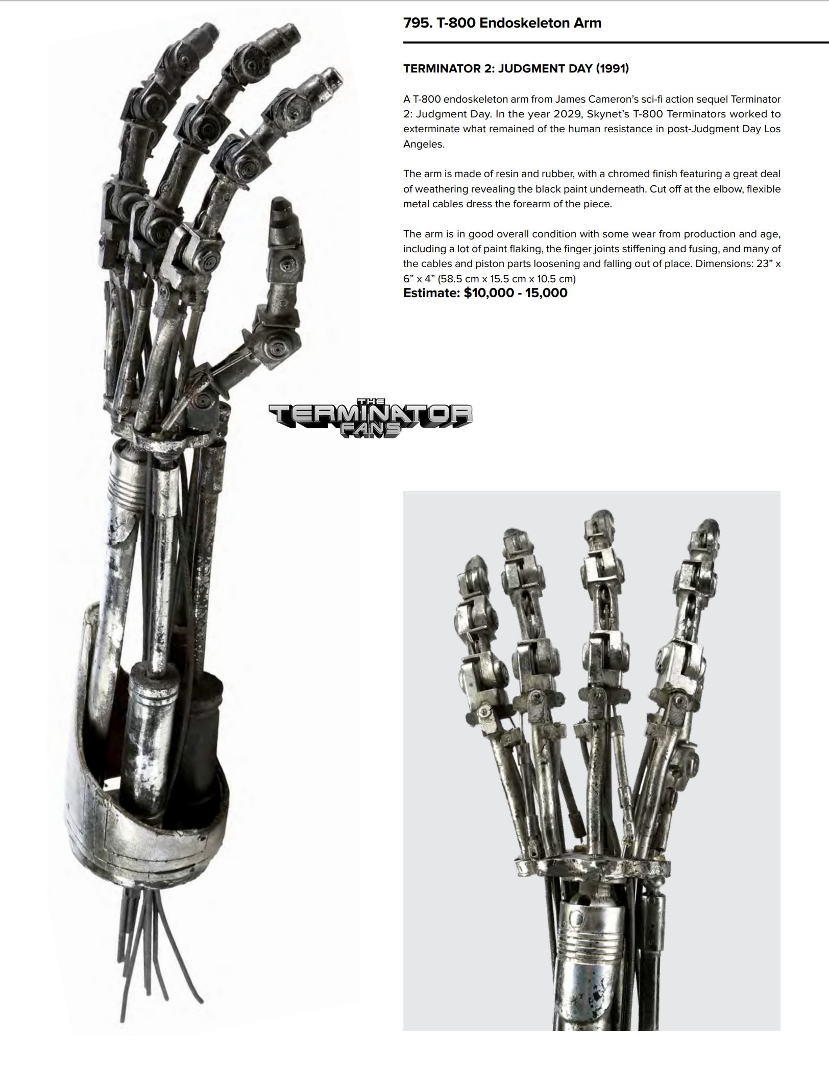 Prop Store: Iconic Terminator Items Go Up For Auction ...