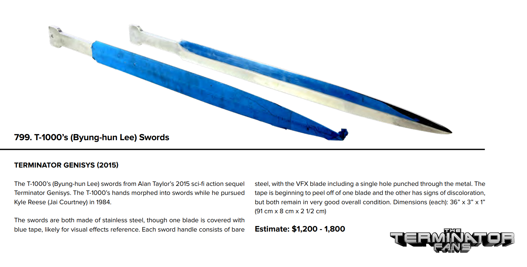 Prop Store: Iconic Terminator Items Go Up For Auction ...