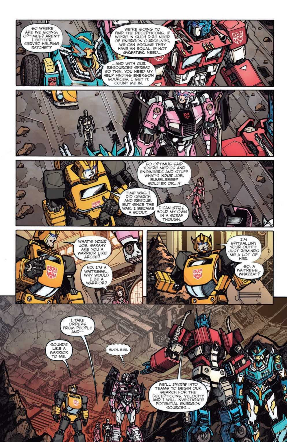 'Transformers Vs The Terminator' Issue #3 Comic Preview ...