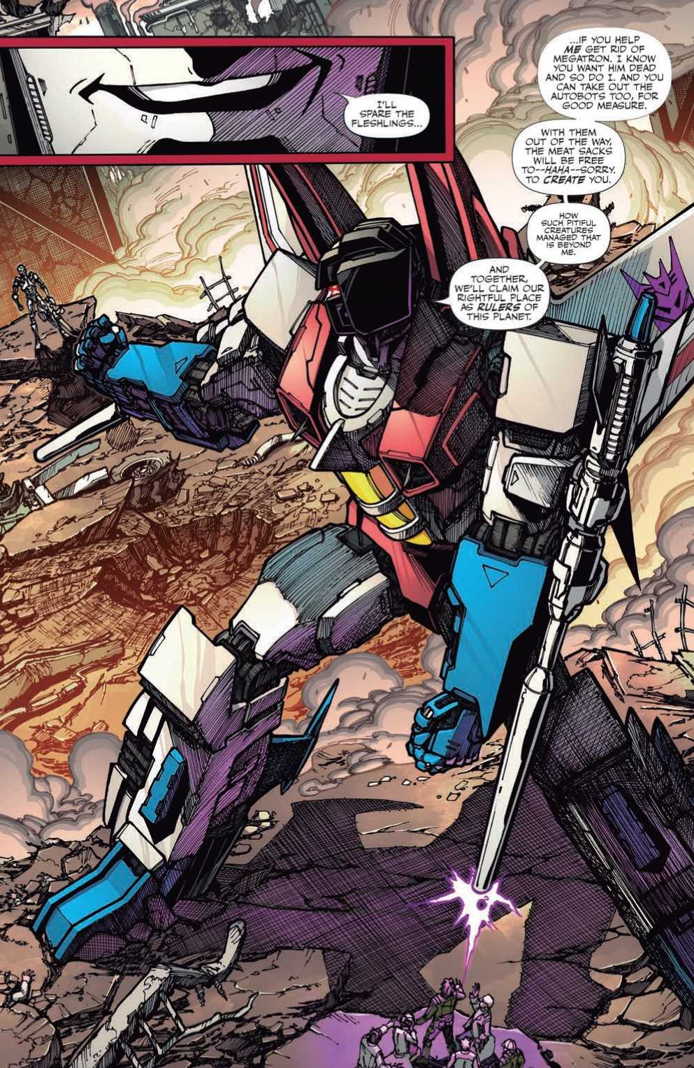 ‘TRANSFORMERS VS THE TERMINATOR’ ISSUE #4 COMIC PREVIEW ...