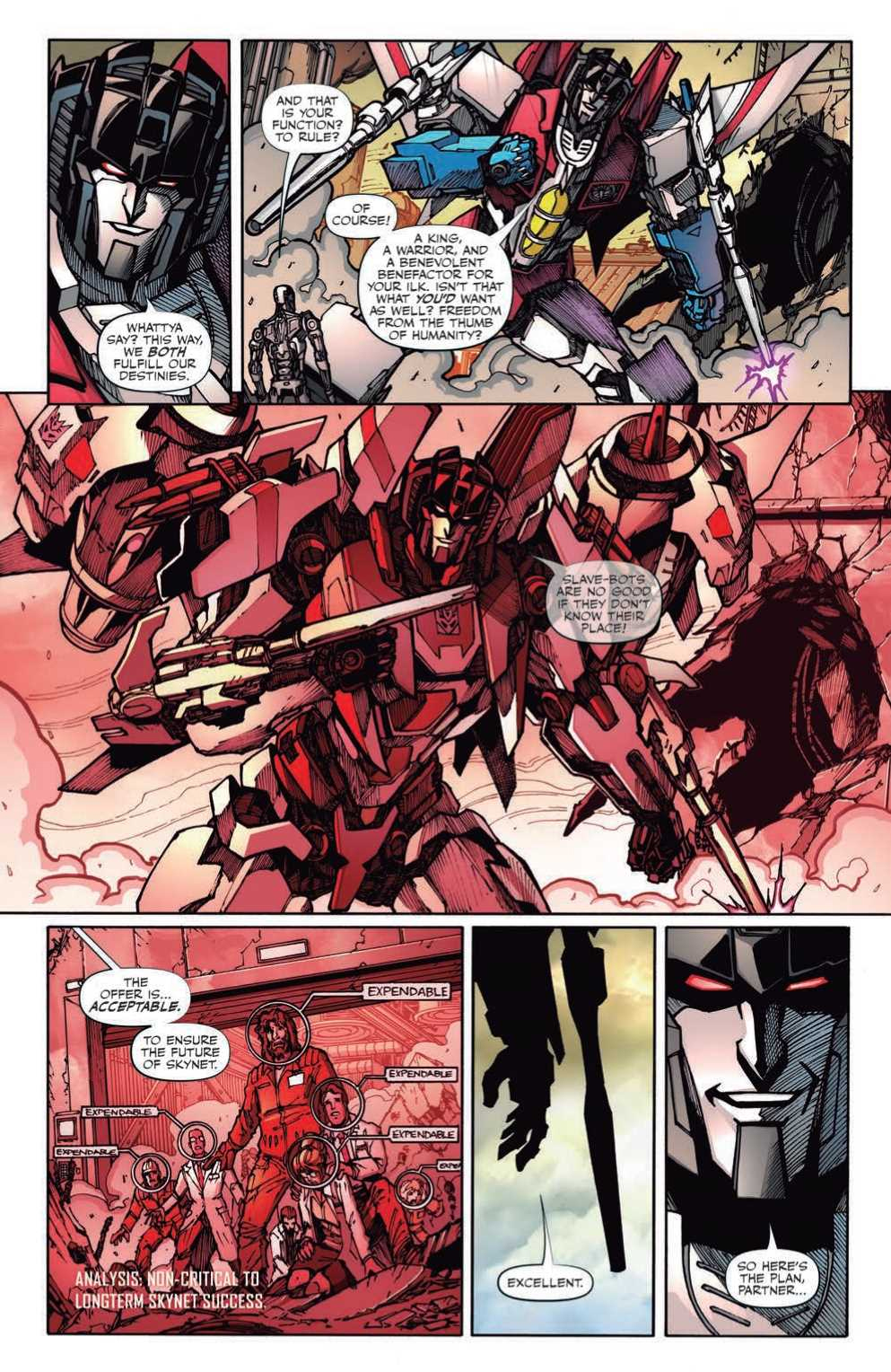 ‘TRANSFORMERS VS THE TERMINATOR’ ISSUE #4 COMIC PREVIEW ...
