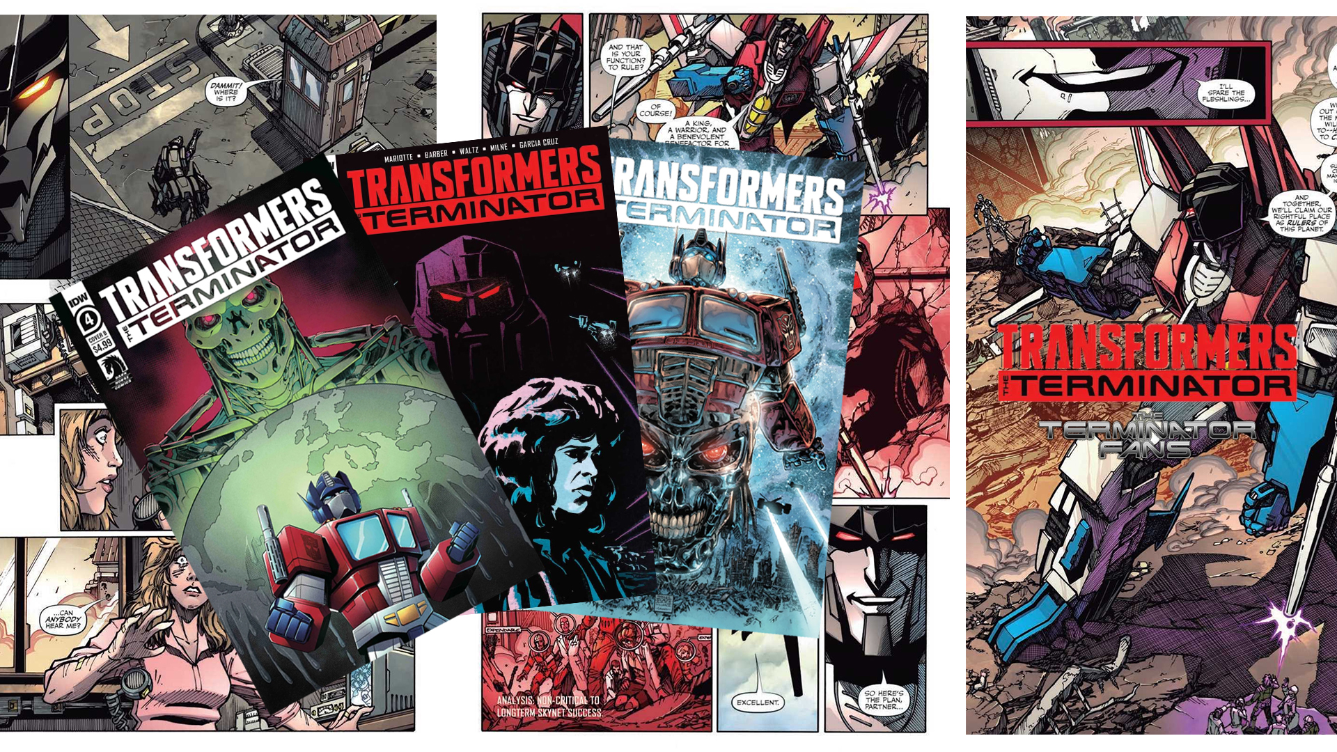 ‘TRANSFORMERS VS THE TERMINATOR’ ISSUE #4 COMIC PREVIEW ...