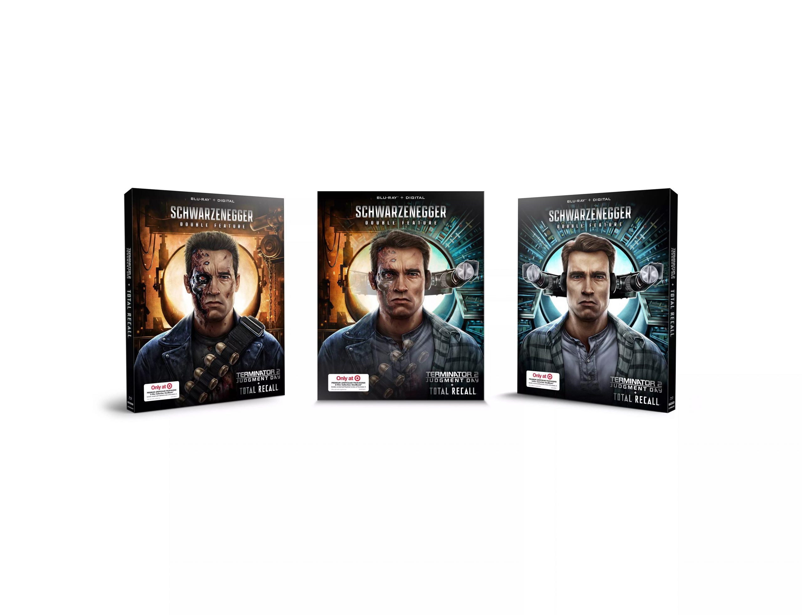 Terminator 2 & Total Recall: Double Pack (Target Exclusive SteelBook ...