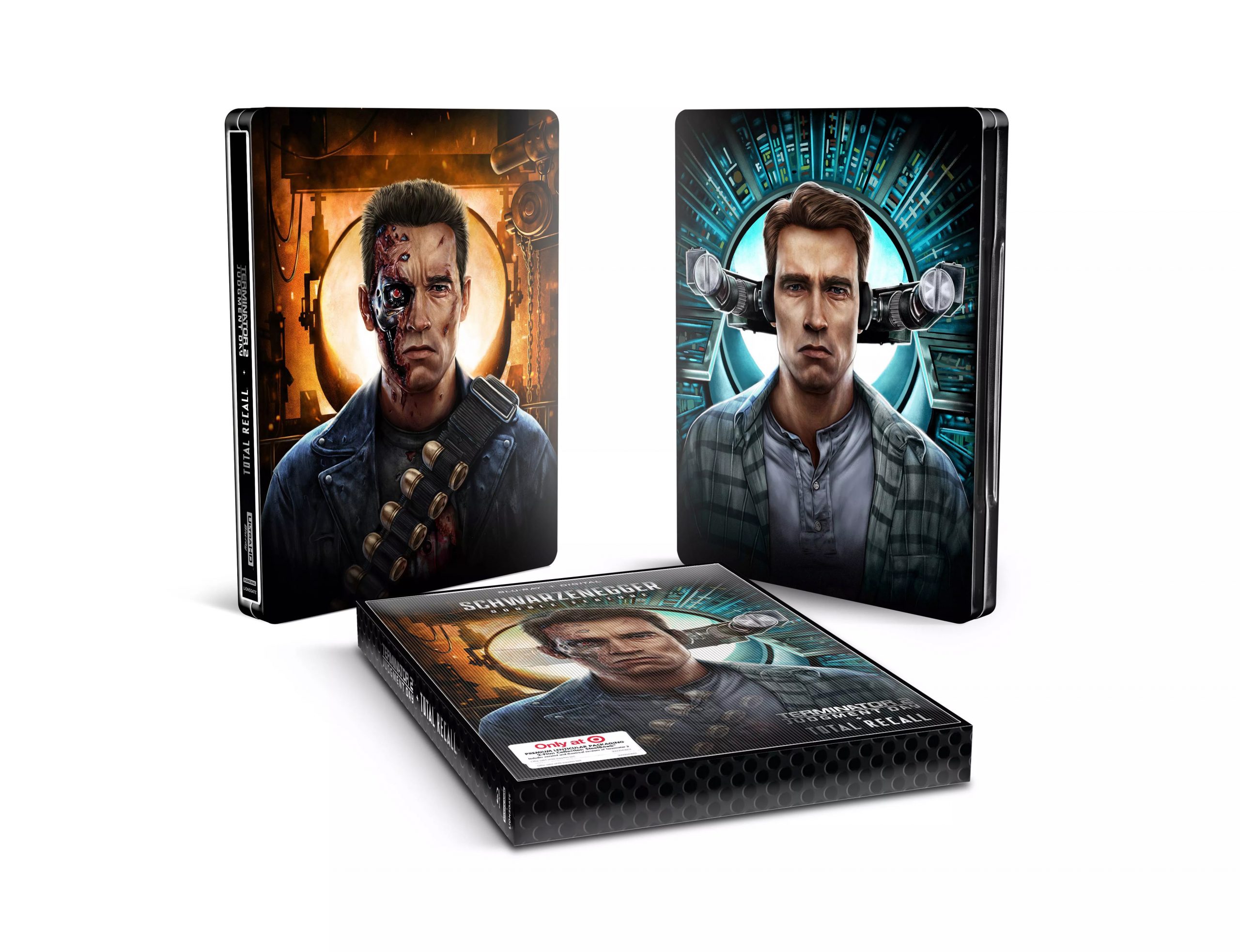 Terminator 2 & Total Recall: Double Pack (Target Exclusive SteelBook ...