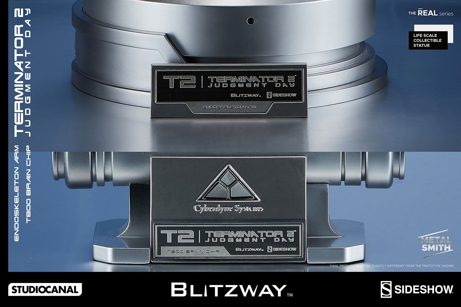 Blitzway Terminator 2 T-800 ENDOSKELETON ARM LIFE-SIZE STATUE Shipping ...