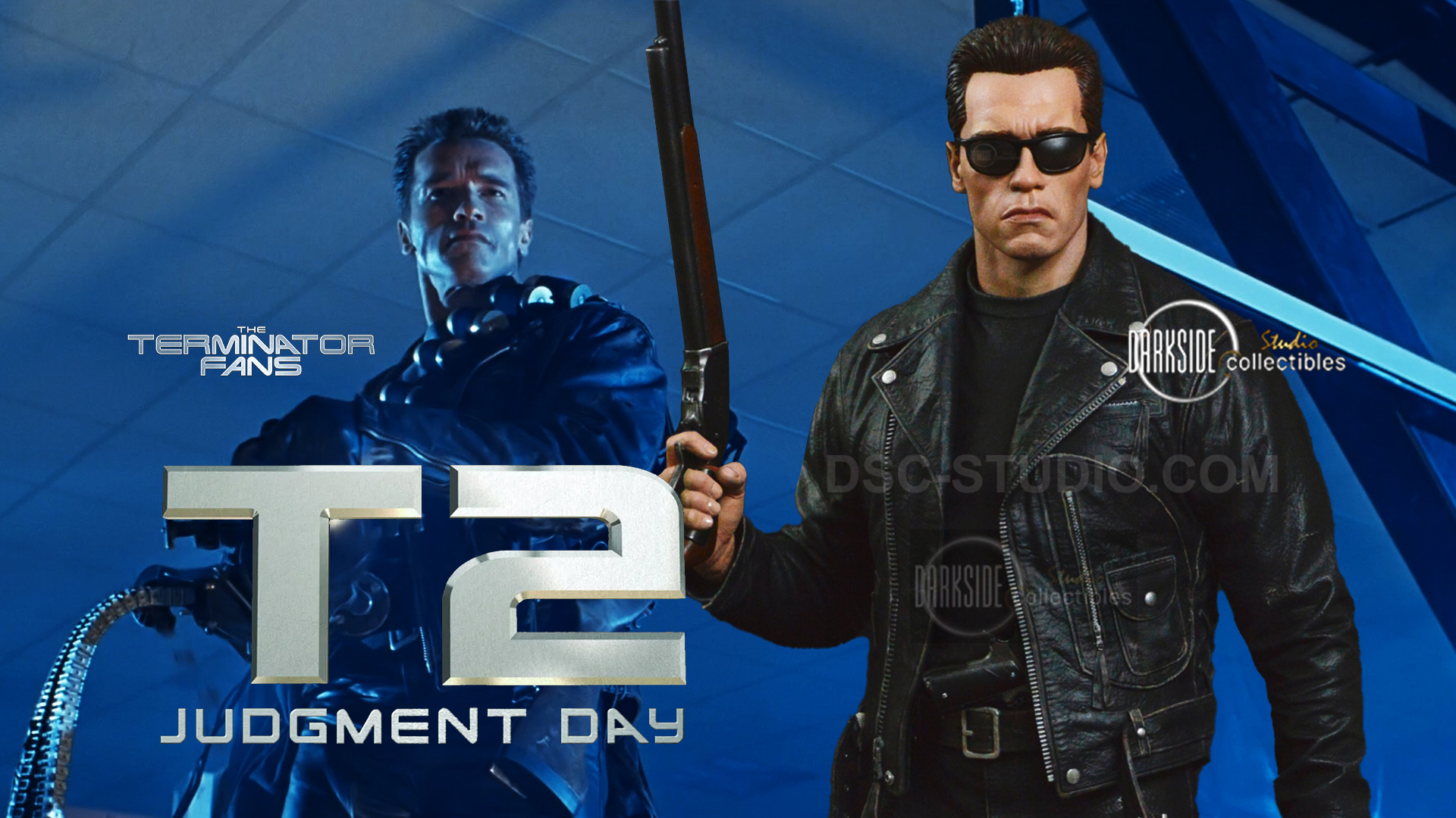 Terminator 2: Judgment Day T-800 1/3 SCALE STATUE By DarkSide ...
